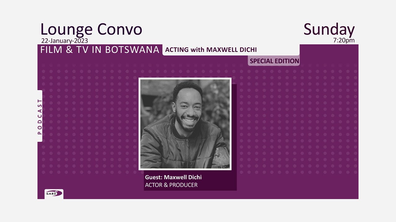 Lounge Convo-Maxwell Dichi | Auditions, Getting into Character, Stage ...
