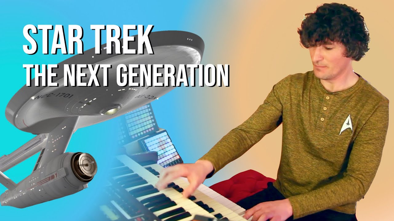 STAR TREK THE NEXT GENERATION - Soundtrack on cinema organ - YouTube