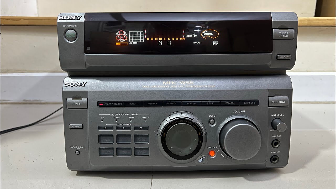 SONY MHC-W55 งานญี่ปุ่น ตัวนี้ลูกค้าสั่งทำโมเครื่องมีบลูทูธ_SoundEat ...