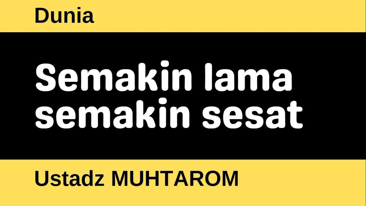 Dunia 54 - Semakin lama semakin sesat - YouTube