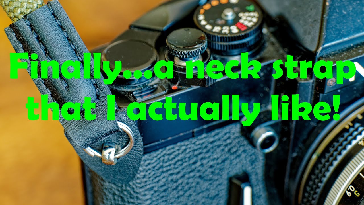 I finally found a camera neck strap that I actually like. - YouTube