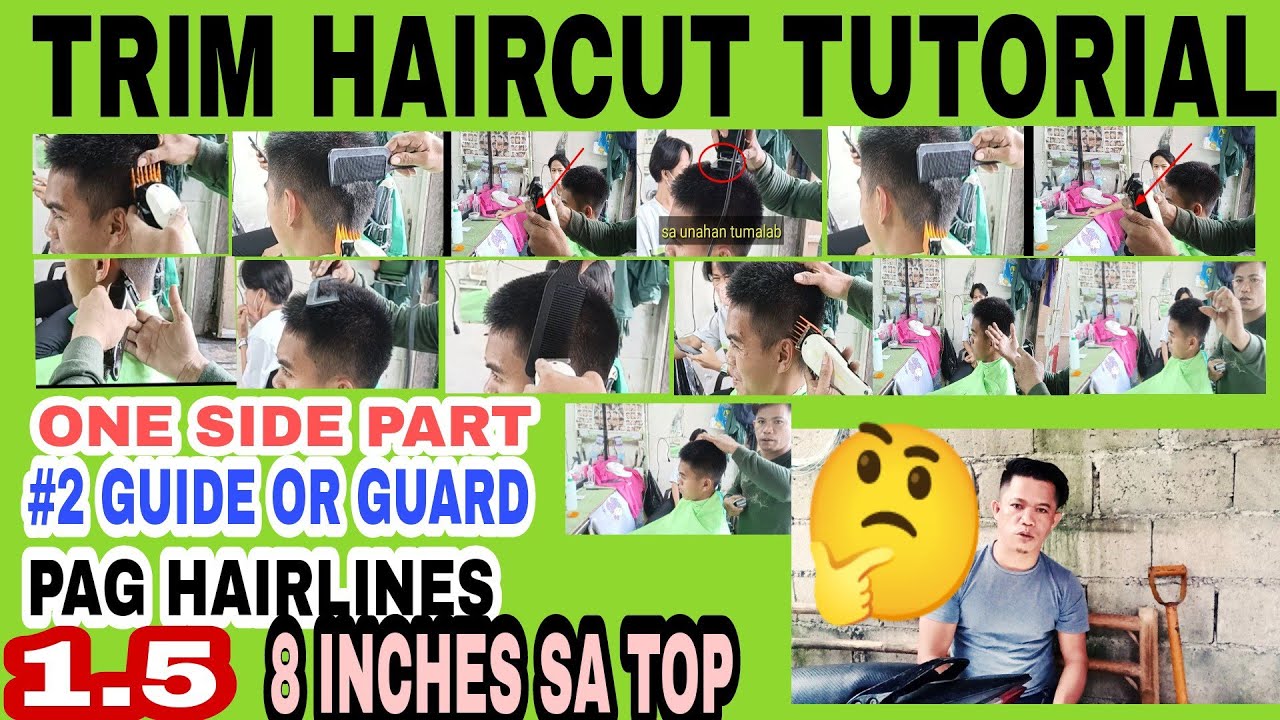 TRIM NA GUPIT/2 GUIDE SA GILID #trimhaircut #zajztv - YouTube