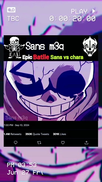 epic batlle sans vs chara edit💀🔥💀 #edit #undertale #lastbreathsans #sans - YouTube