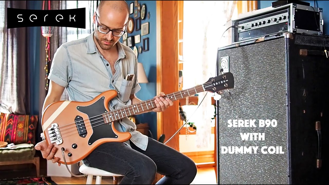 Serek Basses - "B90" Bass Pickup with Dummy Coil Demo - YouTube