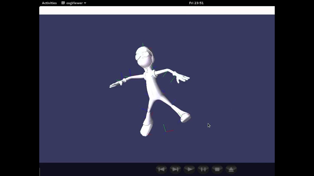 OpenGL & COLLADA Animation Viewer - YouTube