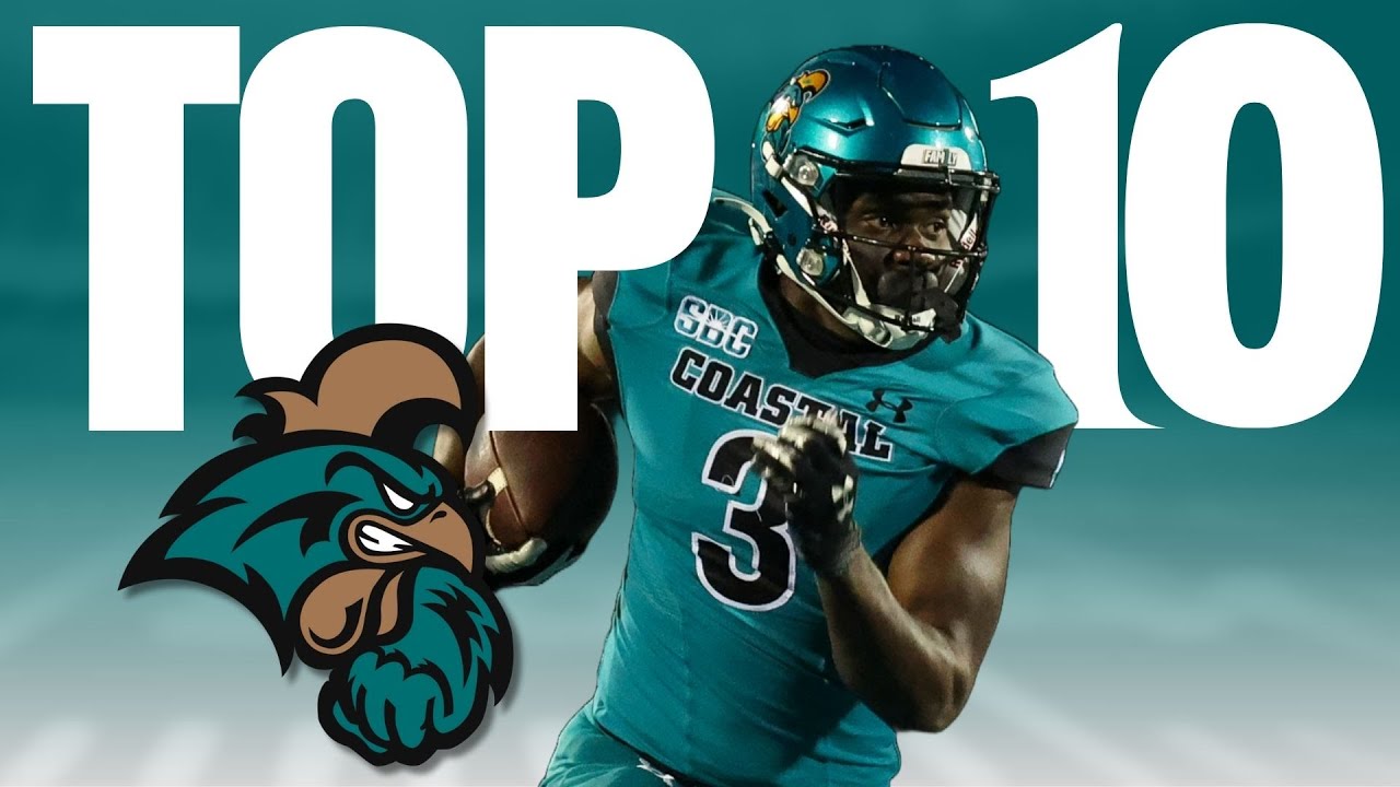 Coastal Carolina Chanticleers TOP 10 Football Players for 2024 - YouTube