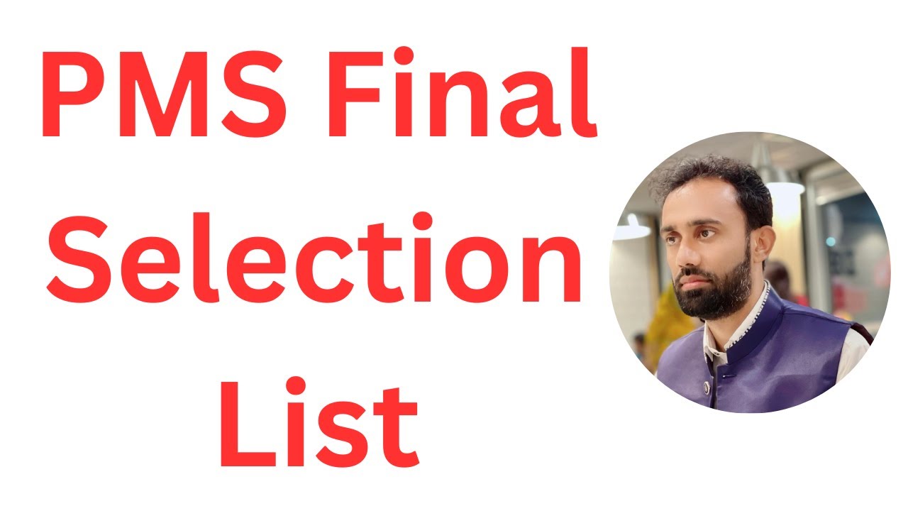 PMS Exam Final Recommendation List Display: What You Need to Know || PMS Final List - YouTube