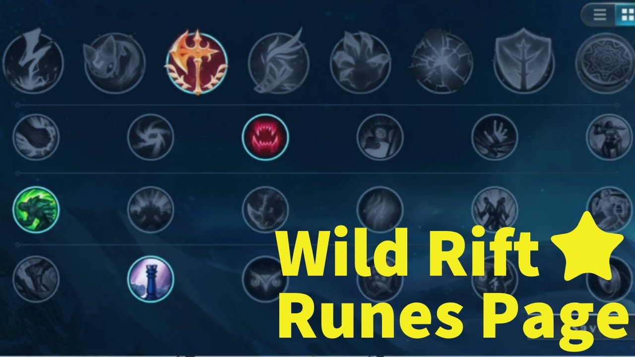 DISCUSSING LEAGUE OF LEGENDS: WILD RIFT RUNES AND ITEMS PAGES!! - YouTube