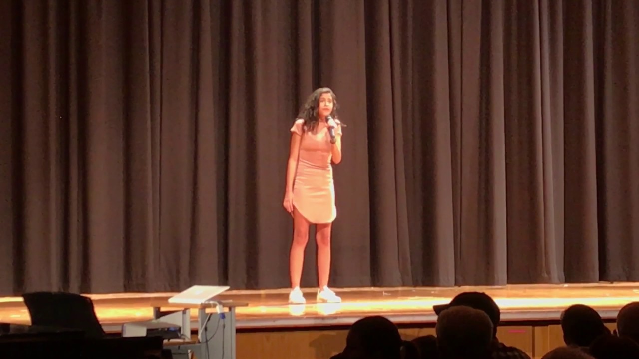 Kayla singing I Have Nothing - Whitney Houston cover at the Central ...