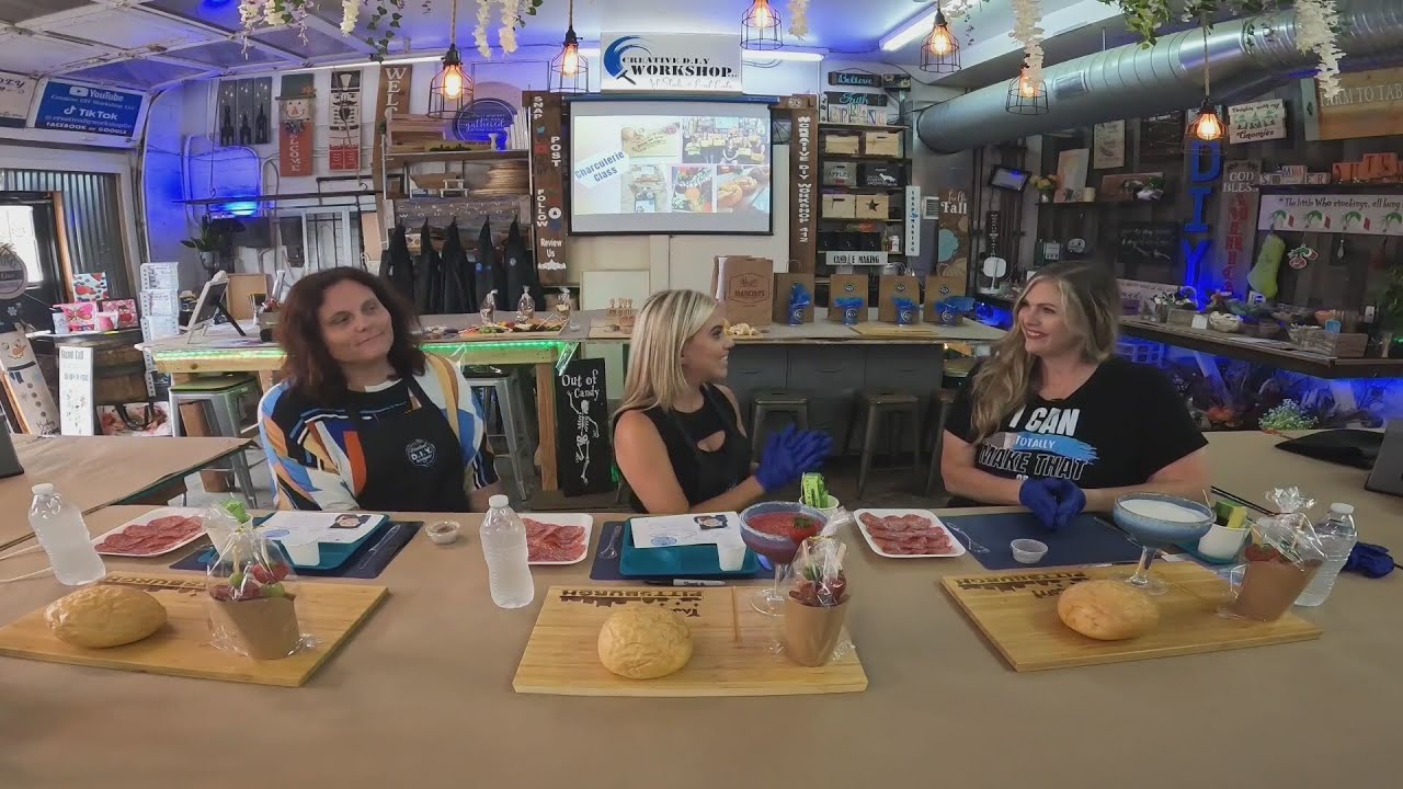 Trying out a class at Creative DIY Workshop - YouTube