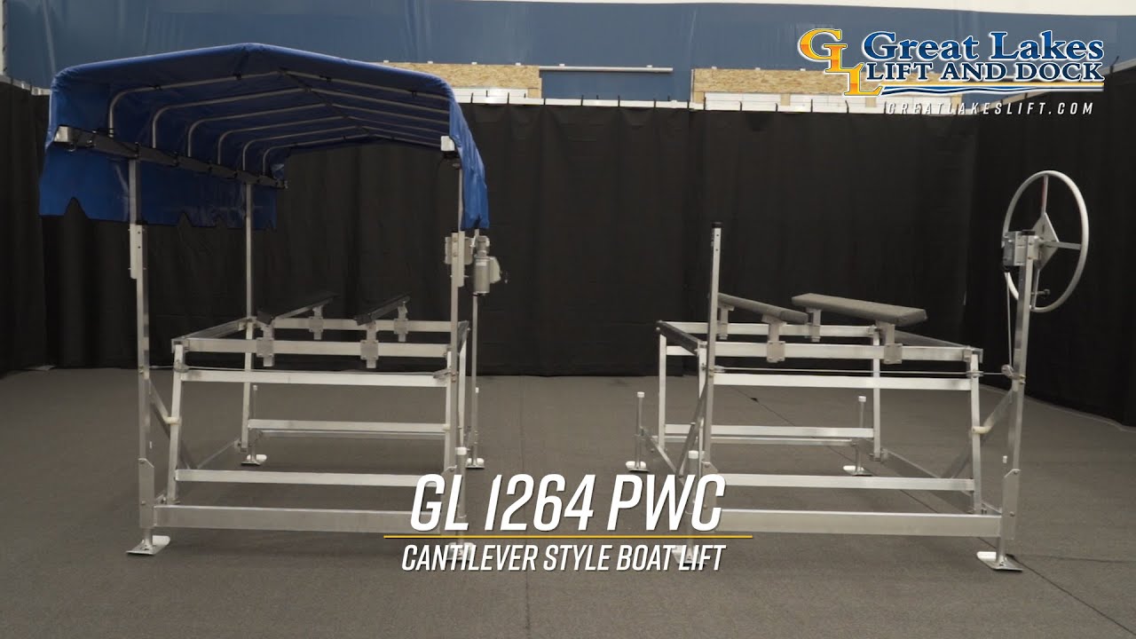 Great Lakes Lift: Personal Watercraft Boat Lift - YouTube