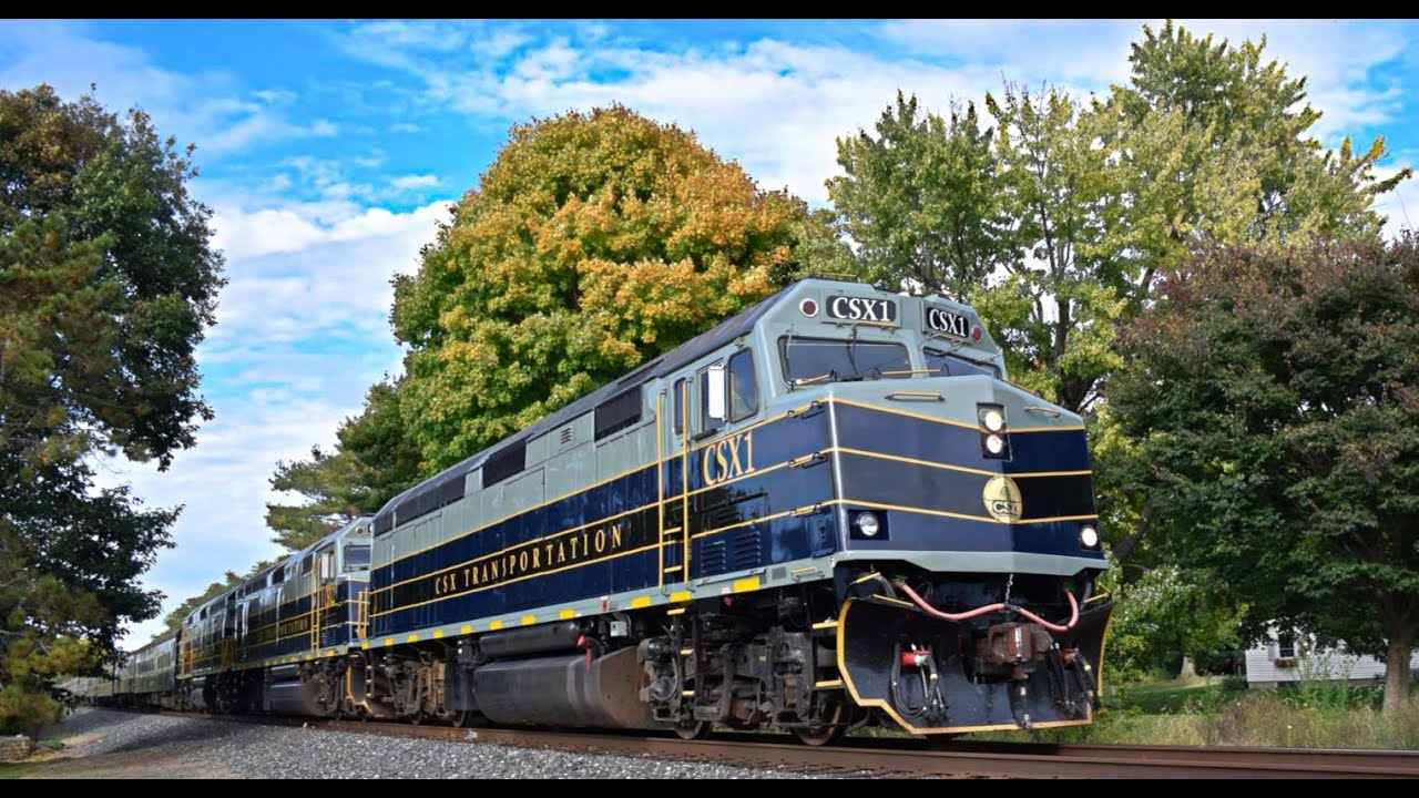 CSX Business Train Surprise: Double Location Catch! - YouTube