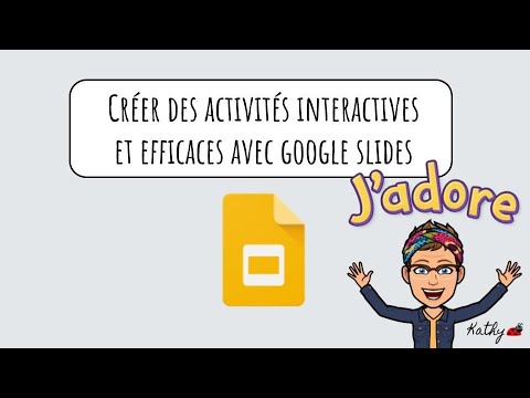 Créer des activités interactives et efficaces avec Google Slides - YouTube