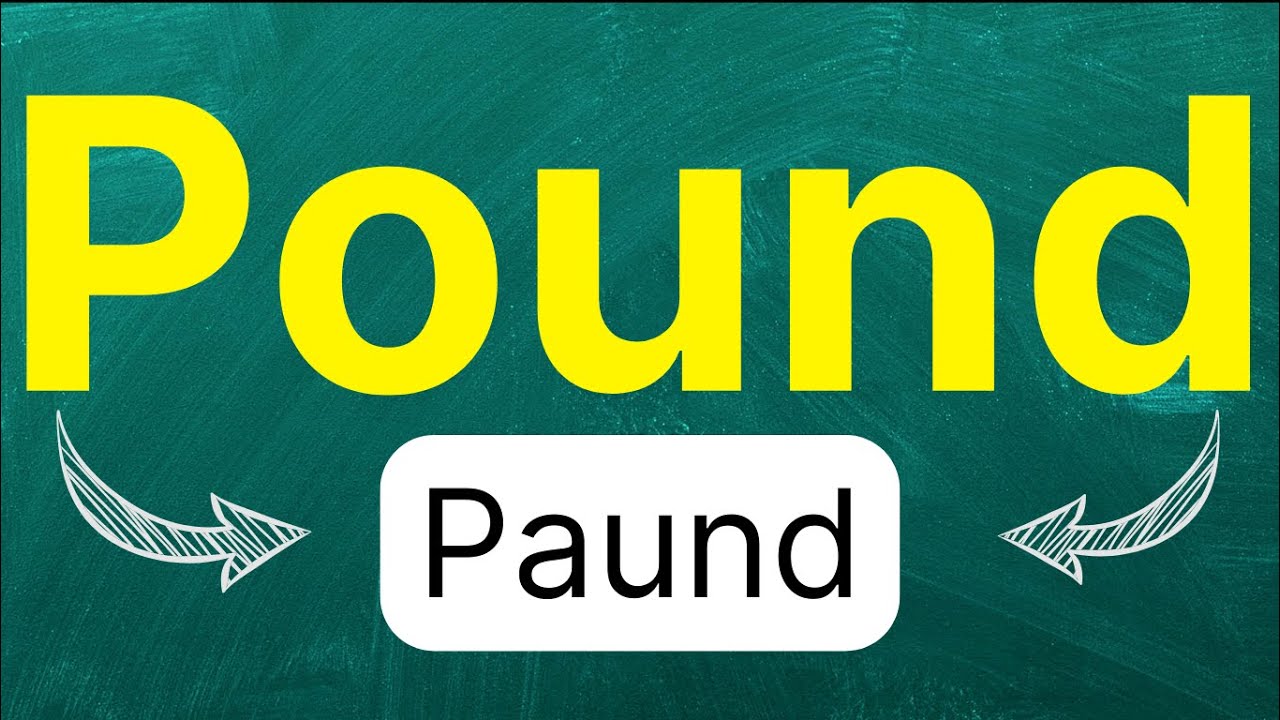 Cómo pronunciar: 'Pound' 'Libra' 'Unidad de peso' 'Cantidad de masa' en ...