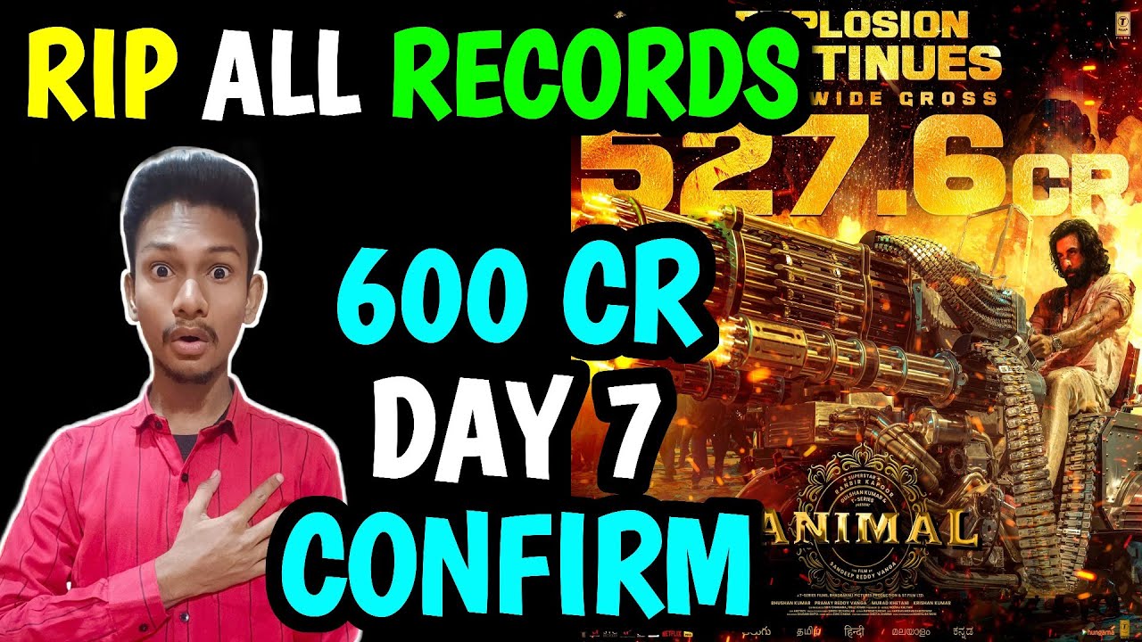 Animal Day 7 Box Office Collection | Animal Total Collection | Animal ...