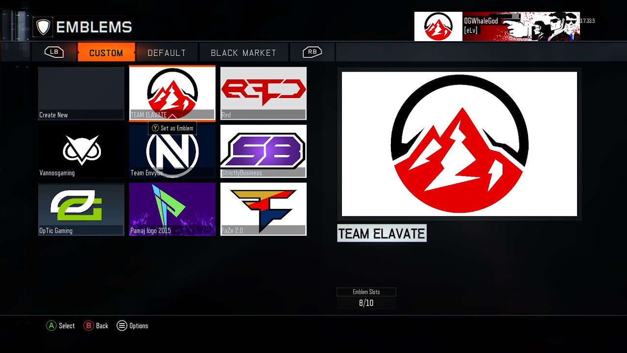 Black ops 3 Team Elevate Logo Tutorial - YouTube