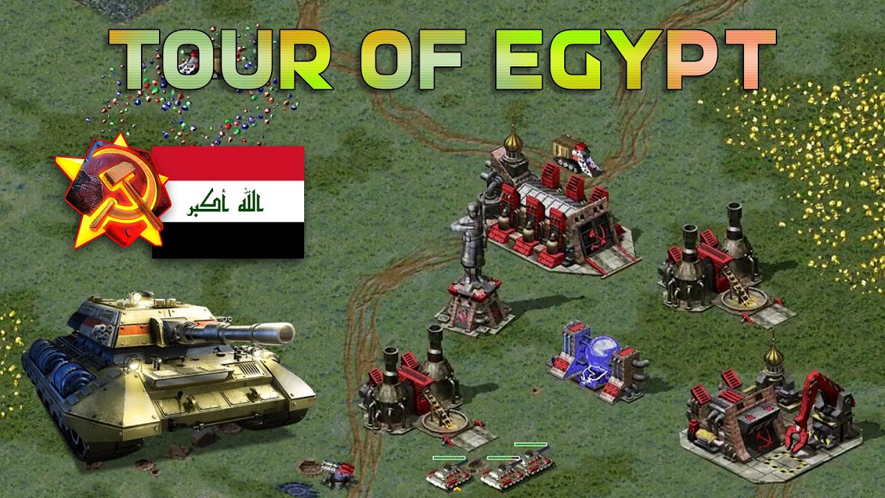 Red Alert 2 Yuri's Revenge - Tour Of Egypt 1vs1 - YouTube