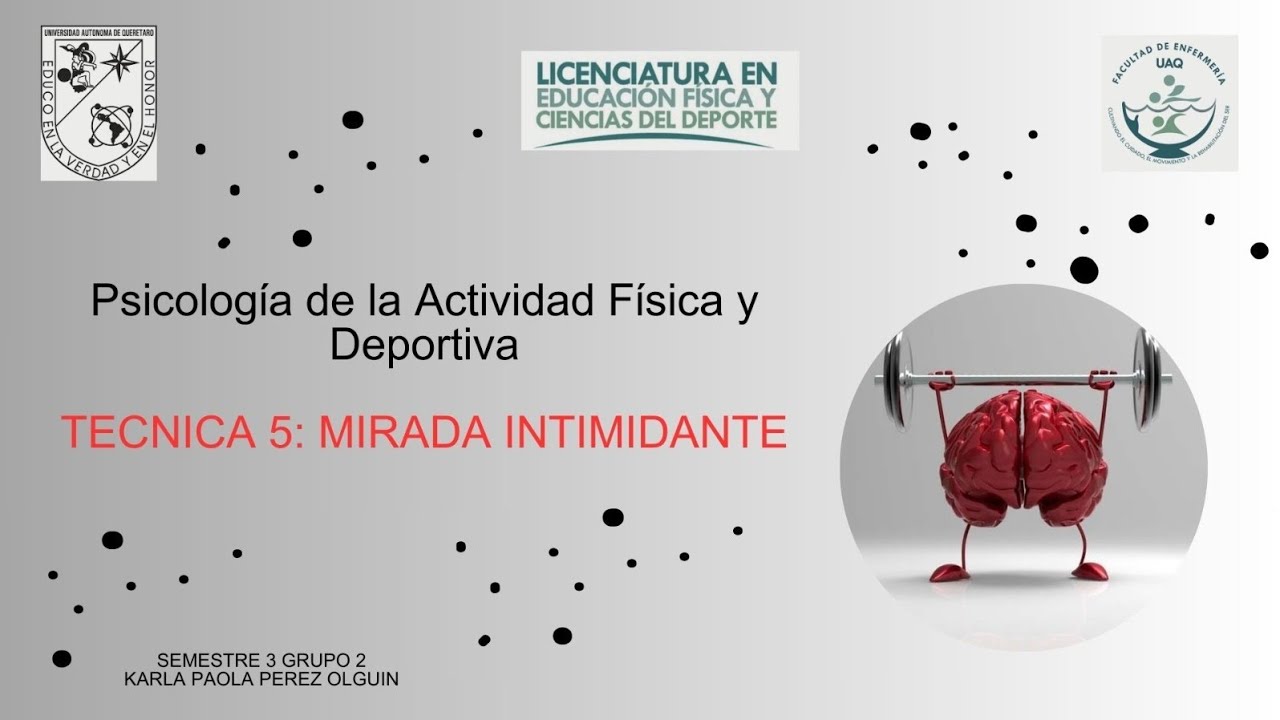 TECNICA MIRADA INTIMIDANTE - YouTube