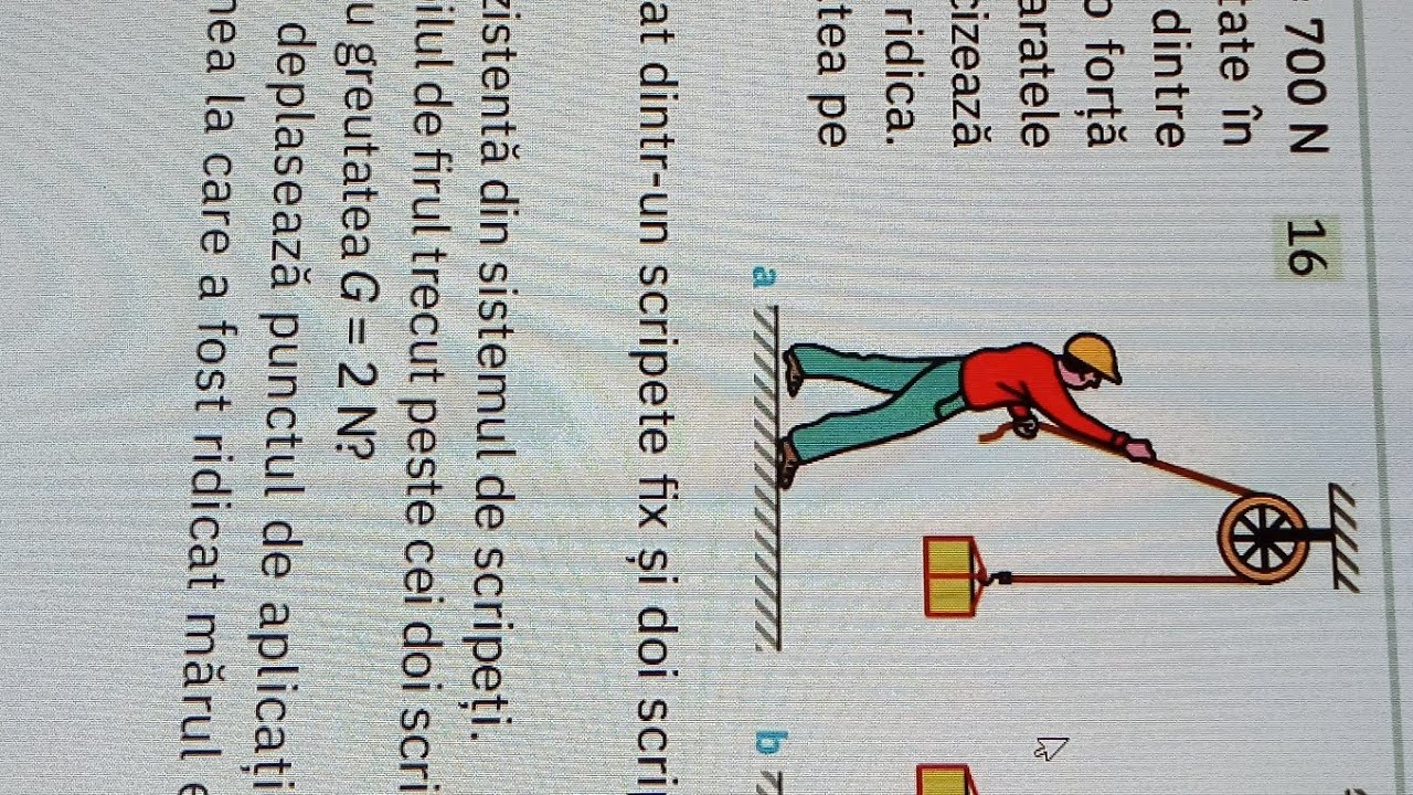 Fizică clasa a 7-a. Scripetele - YouTube