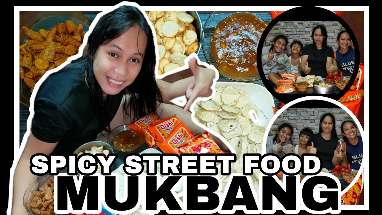 MUKBANG: STREET FOODS WITH CHILI 🌶️ || BEV CANAPI - YouTube