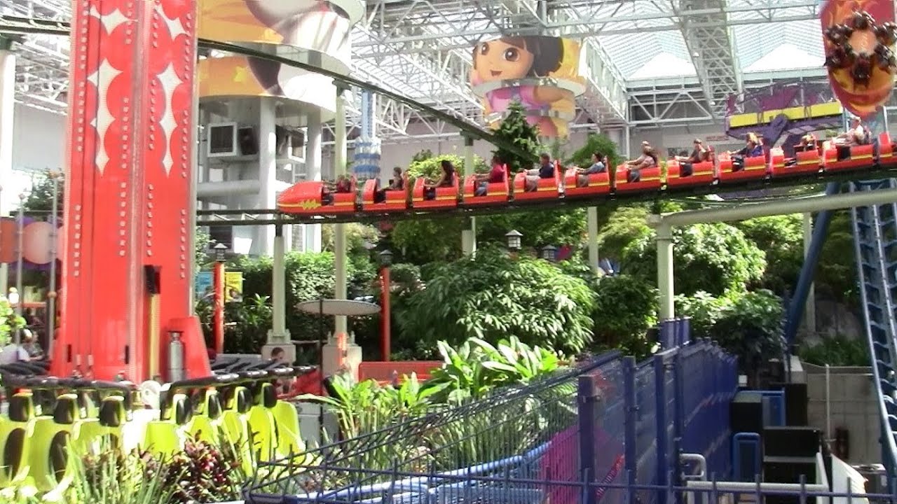 Pepsi Orange Streak off-ride HD Nickelodeon Universe - YouTube