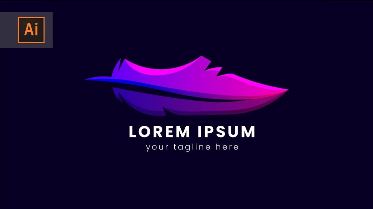 How to design a logo in Adobe Illustrator I Adobe Illustrator Tutorial ...