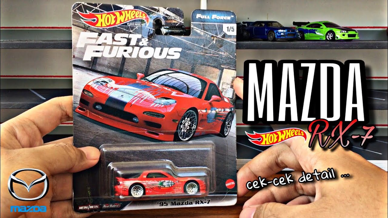 MAZDA RX-7 Hot Wheels Premium fast and furious - Review - YouTube