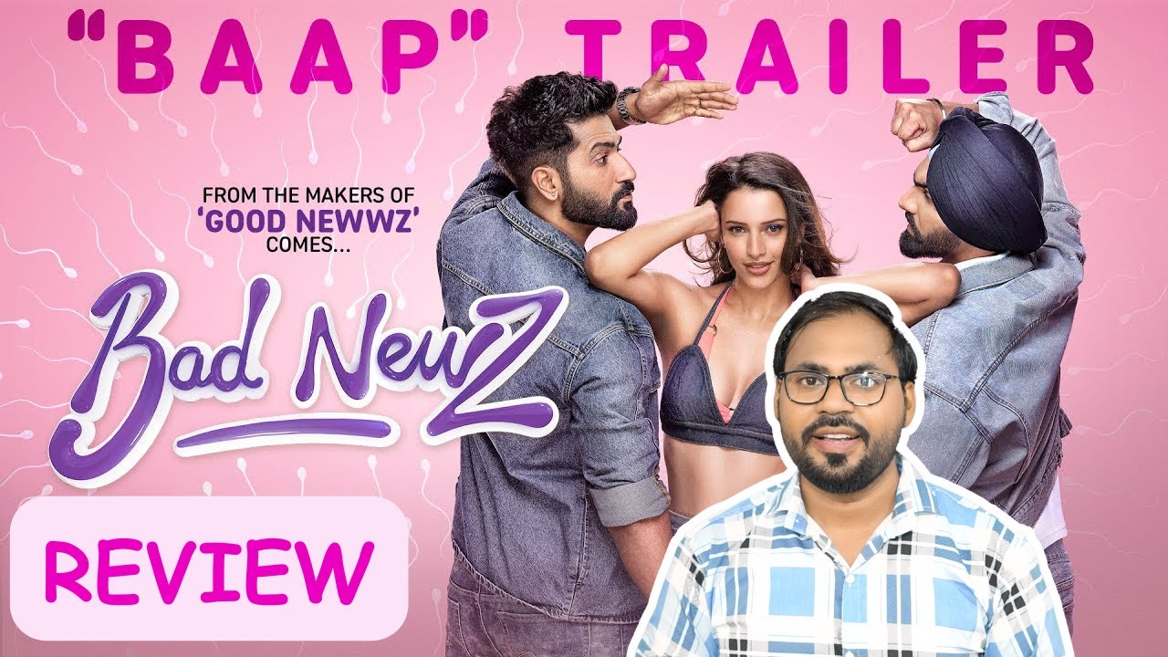 Bad Newz Trailer Review | Bareliyafilmss | Prashant Bareliya - YouTube