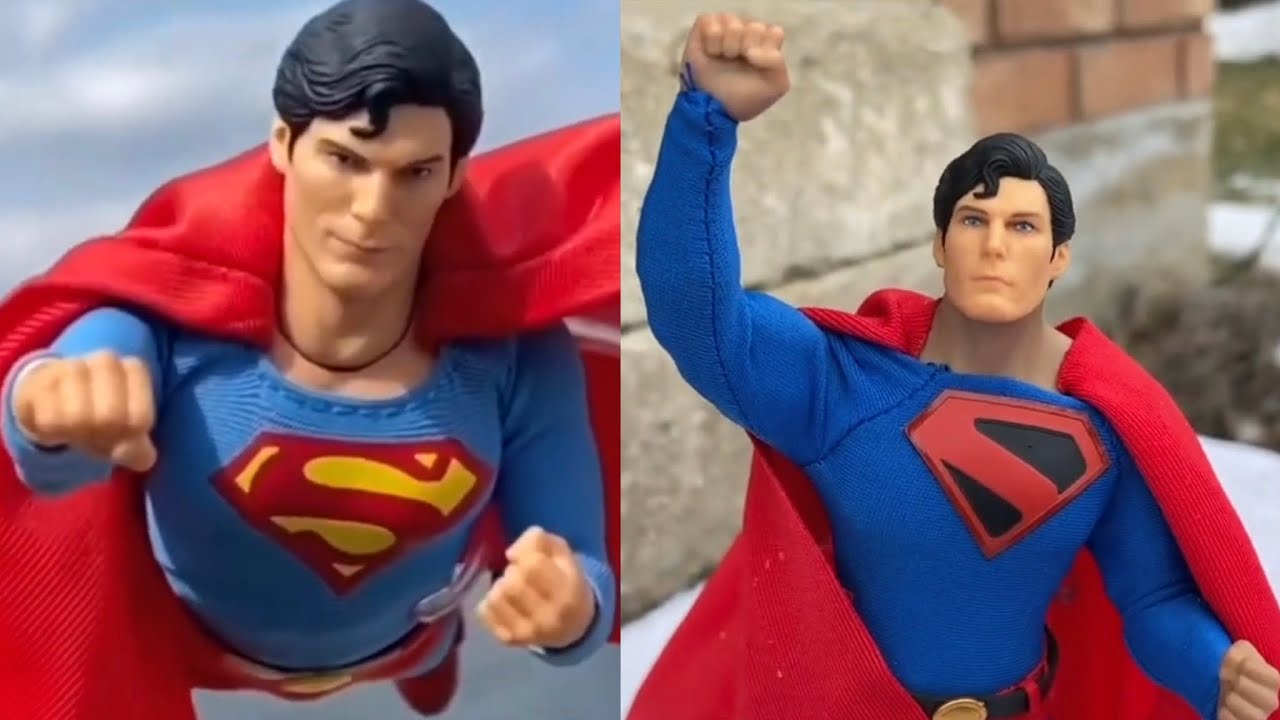 Superman Christopher Reeve action figures we have in our collection ...