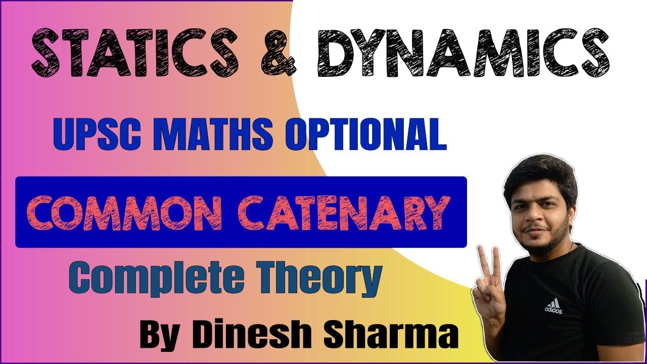 common catenary complete theory and derivation - YouTube