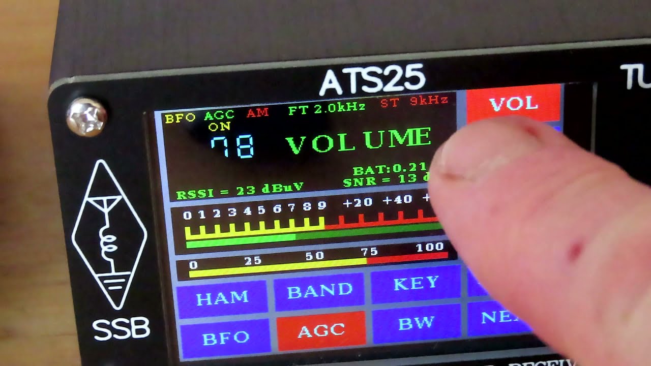 ATS 25 Screen noise test - YouTube