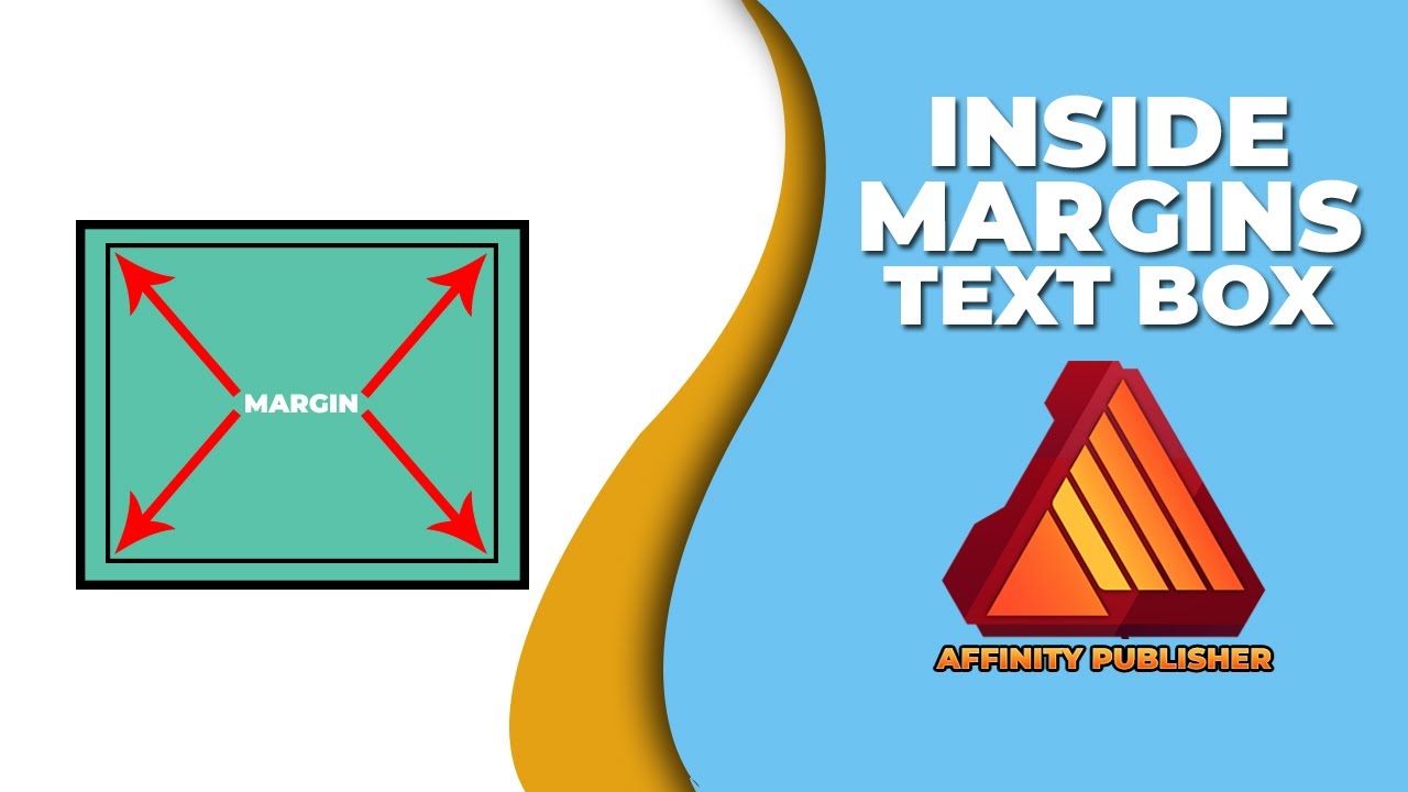 How to set inside margins of text box in Affinity publisher - YouTube