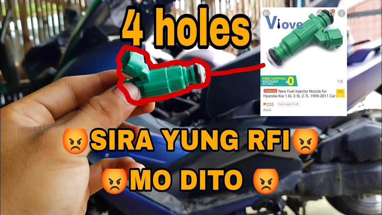 SIRA SA 4 HOLES INJECTOR RFI 175 KO - YouTube