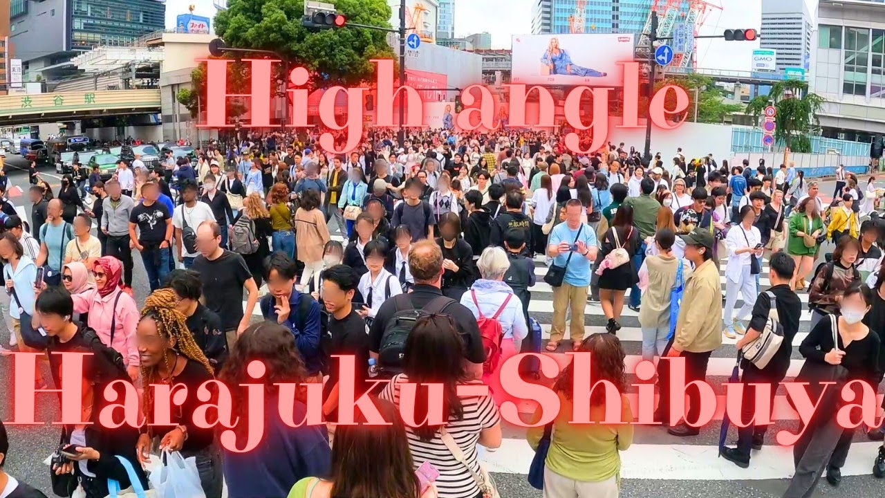 [Harajuku → Shibuya] High-Angle Early Summer Walk｜Refreshing May ...