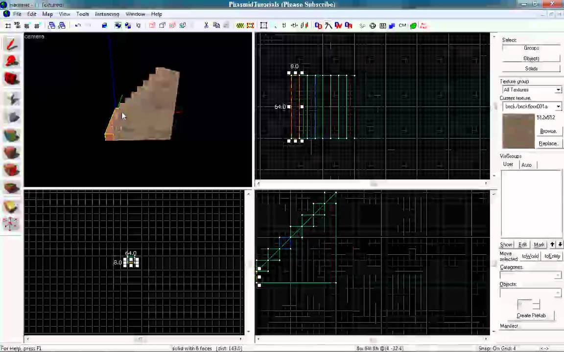 Hammer Tutorial #15 - How to make simple Stairs - YouTube
