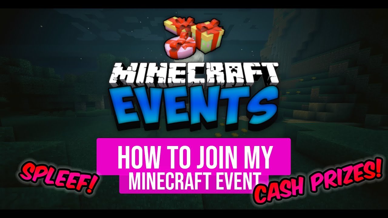 IM HOSTING A MINECRAFT SPLEEF EVENT (CASH PRIZE) | Heres how to join ...