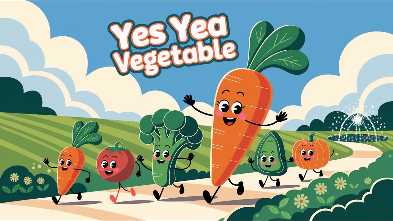 Yes Yes Vegetables Song | Fun & Educational Kids Song | Learn About ...