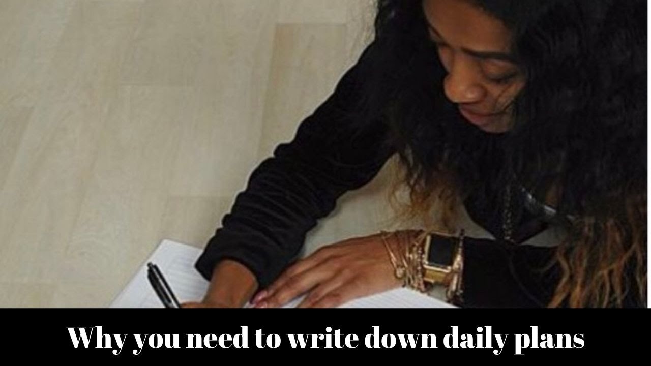 Why you need to write down daily tasks - YouTube