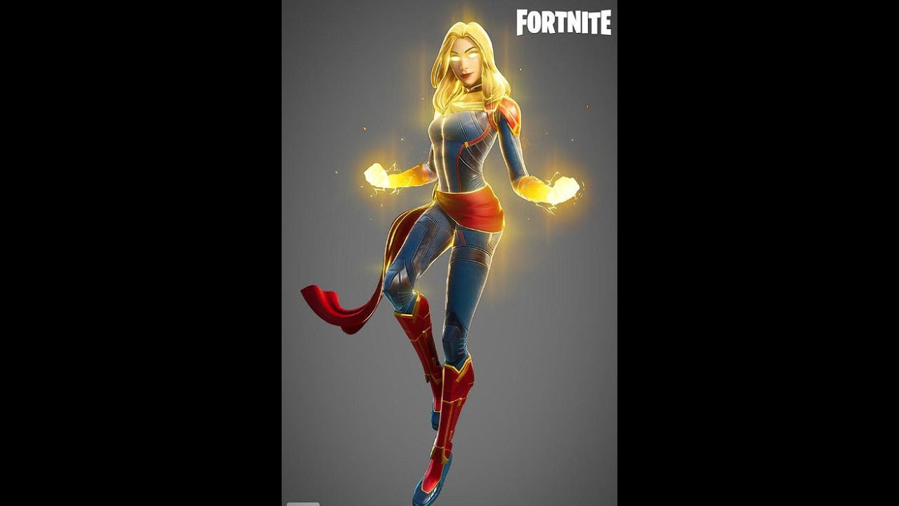 Captain Marvel Skin - OG Fortnite GAMEPLAY - YouTube