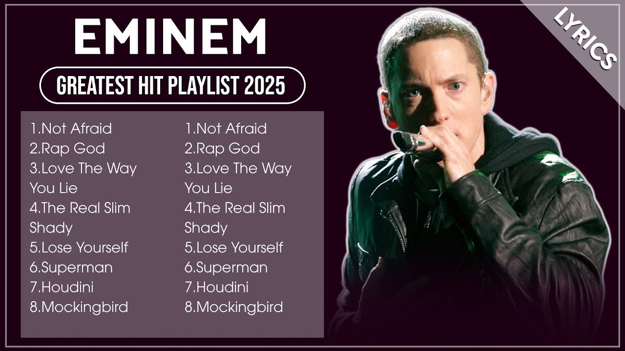 EMINEM Full Album 2025 (Lyrics) | Best Songs Collection 2025 | Greatest ...