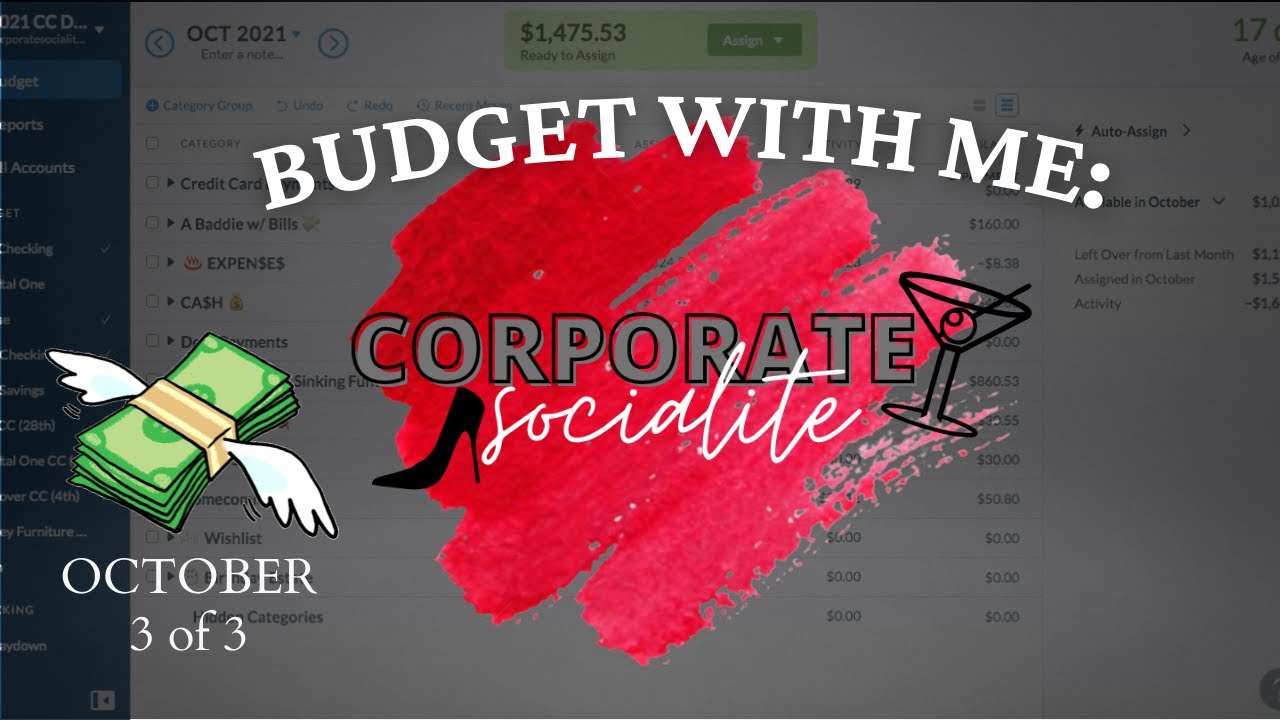 I Met My First Money Goal! 😆 | October YNAB Budget With Me - YouTube