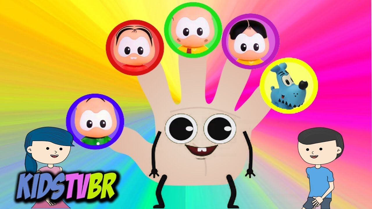 TURMA DA MÔNICA TOY | FAMÍLIA DOS DEDOS | APRENDA AS CORES PARA ...