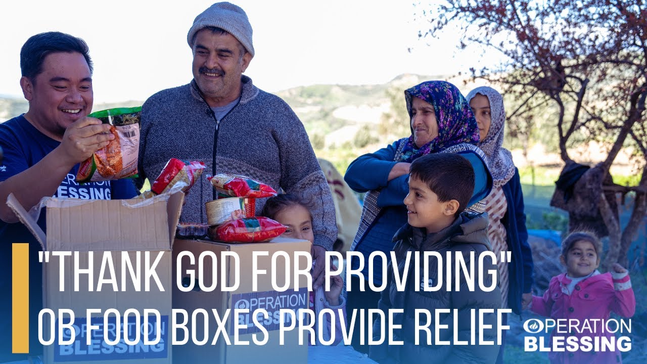 "Thank God for providing" OB Food Boxes Bring Relief - YouTube