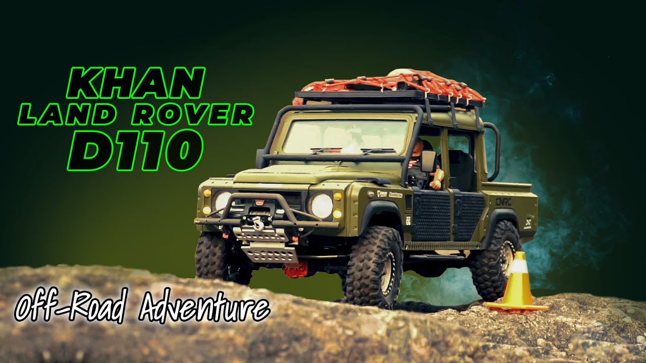 Rc Crawler Defender D110 KHAN Adventure, Off-Road Driving 4x4 Rc Car ...