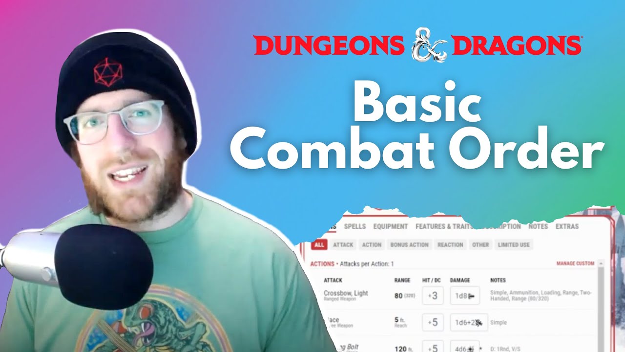 Dungeons and Dragons - Basic Combat Order - YouTube