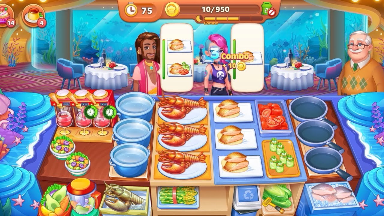 Cooking Madness Game Hard Level 65 To 70 Complete in the game...🥵😬😲 ...