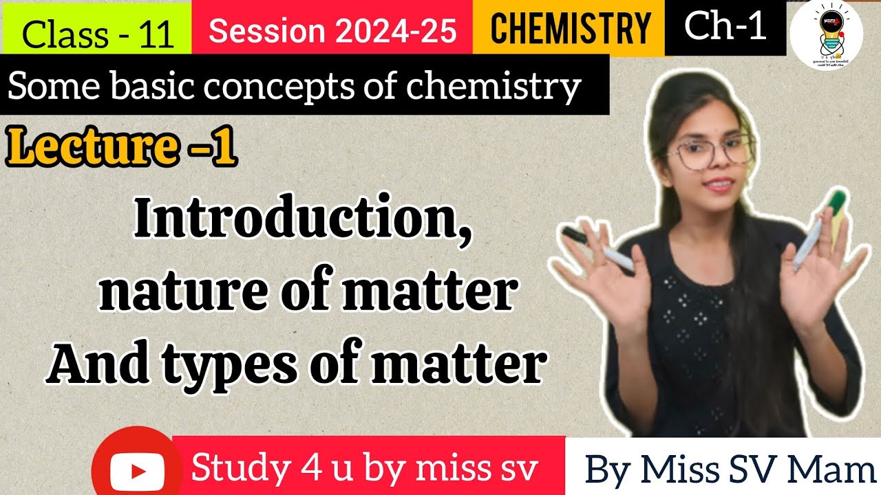 day-1 🔥🔥| Chapter 1 |introduction and nature of matter | chemistry ...