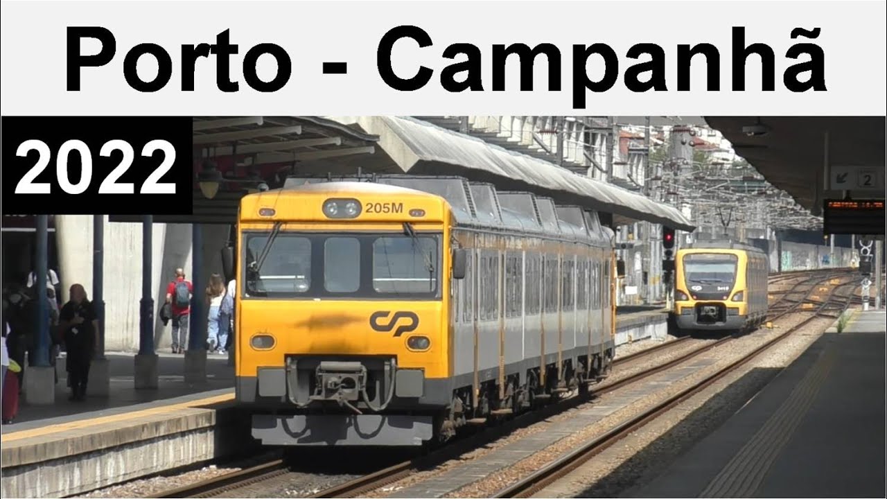 Porto Campanhã - Afternoon Trains Comboios de Portugal & MEDWAY - YouTube