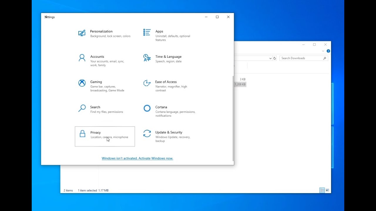 Windows 10 Basic Privacy Settings - YouTube