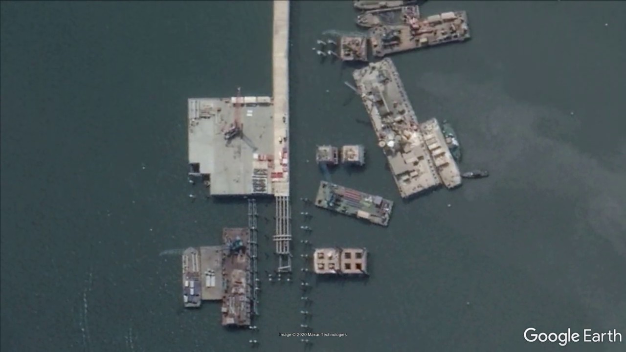 Mumbai Trans Harbour Link (MTHL) Status Update - Google Earth View ...